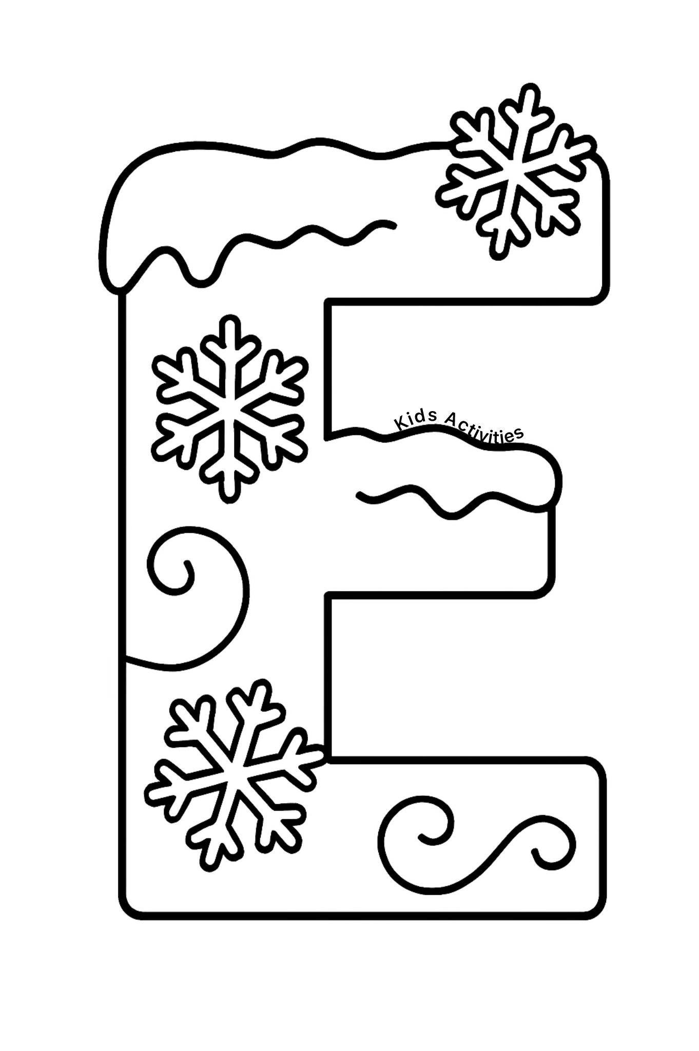 Christmas Theme Alphabet Coloring - Kids Activities