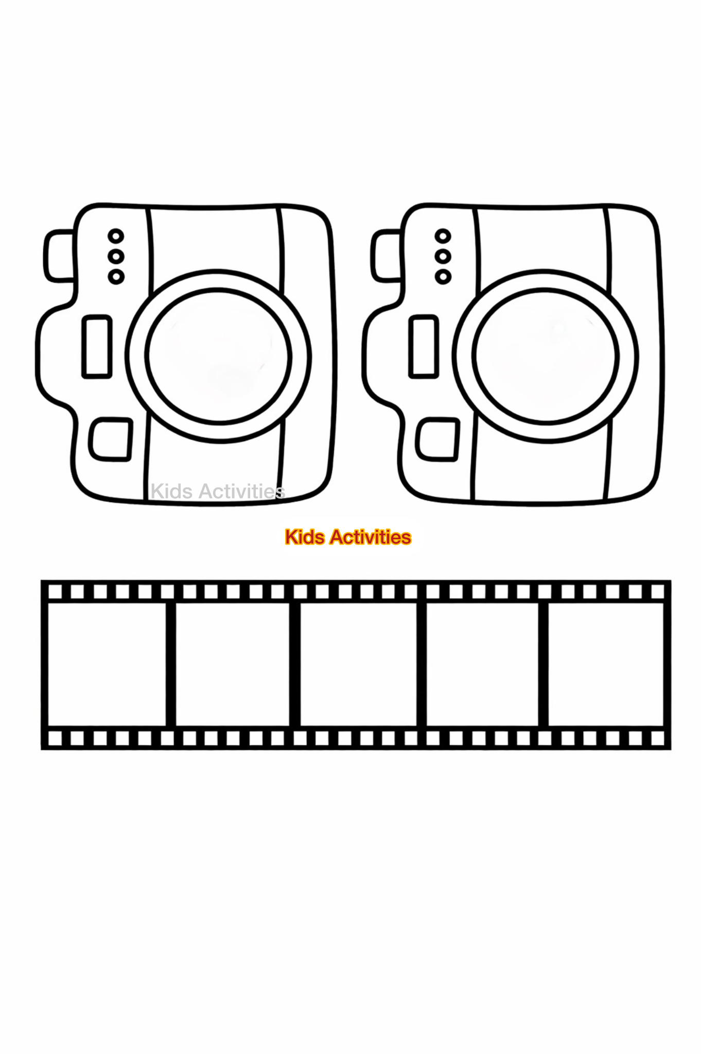 Camera craft - Kids Activities