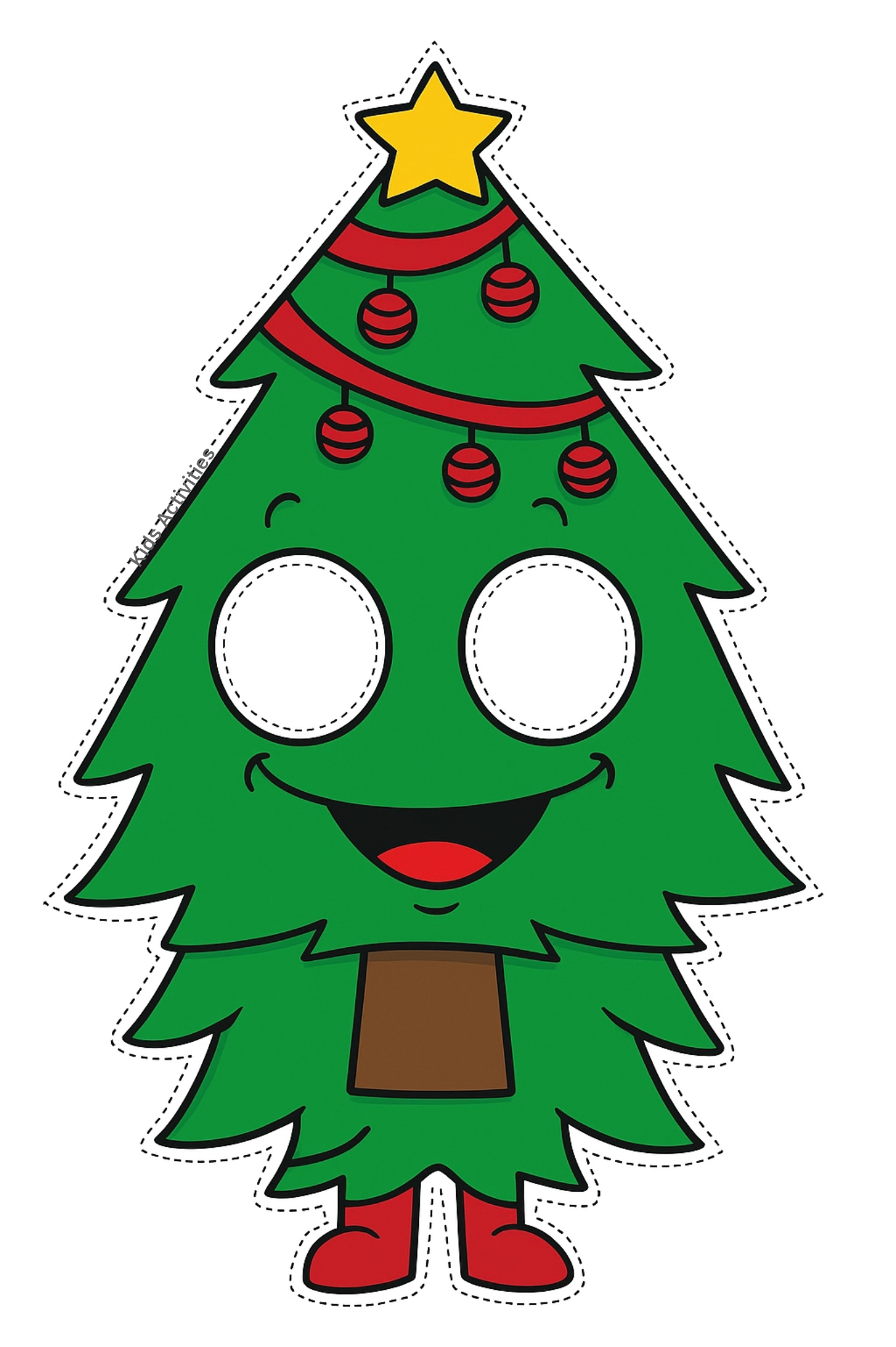 Christmas Mask Design - Kids Activities