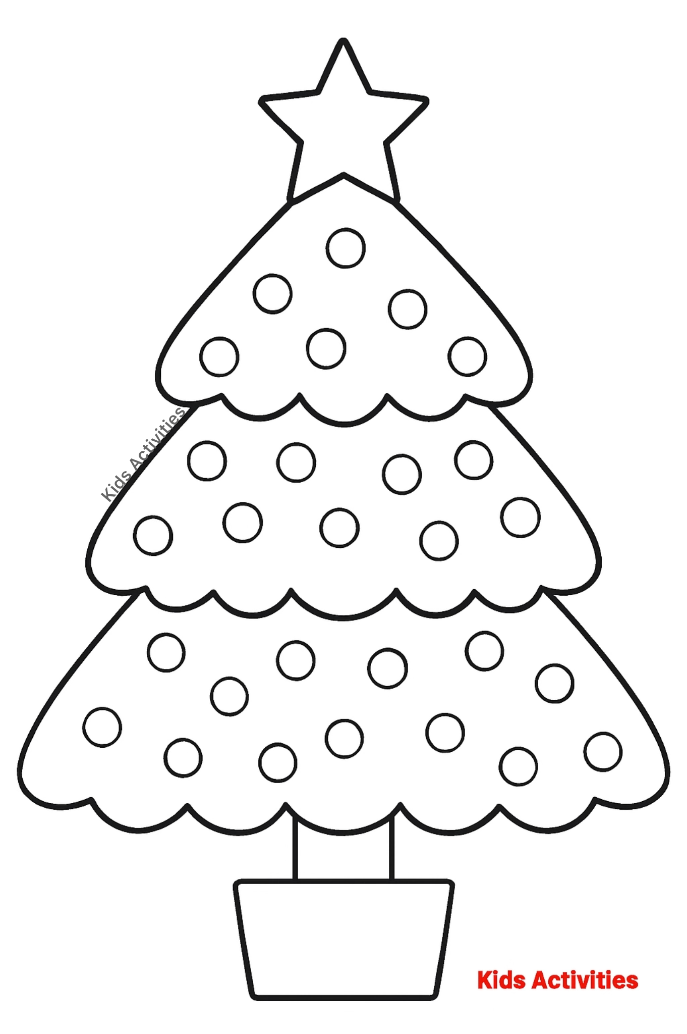 Christmas Themed Dot Painting Activities - Kids Activities