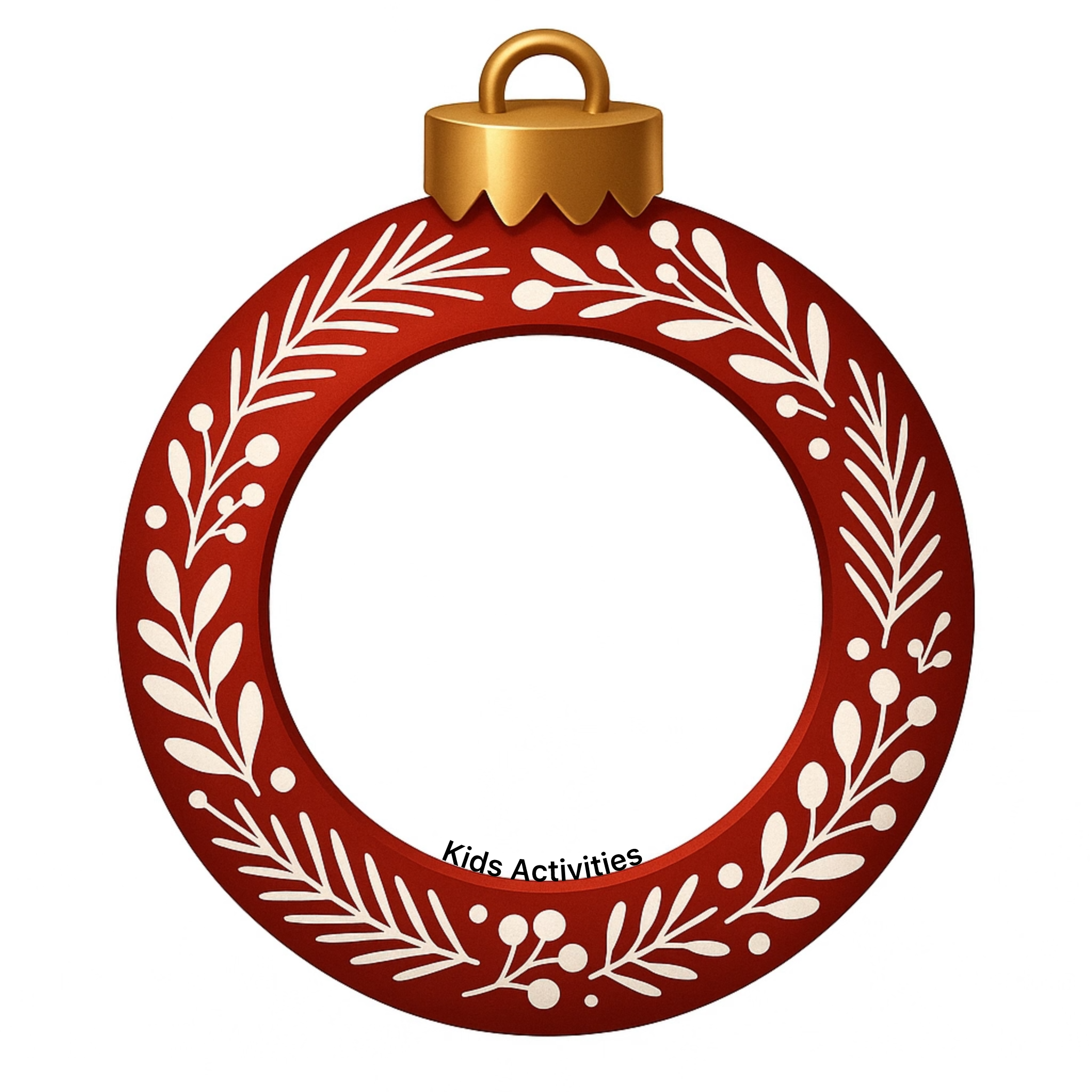 Christmas Themed Photo Frame - Kids Activities