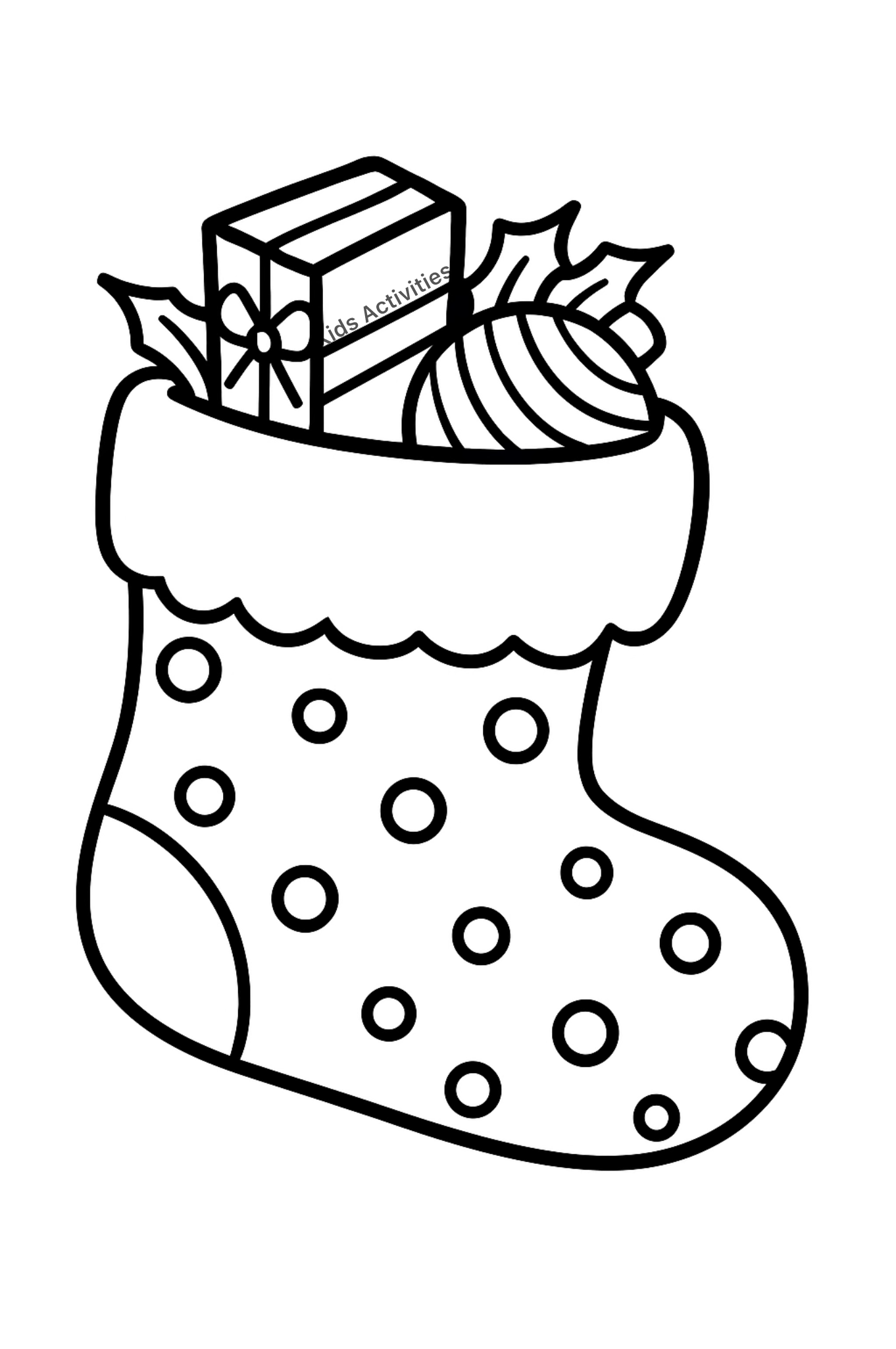 Colour and Decor Christmas Themed Paper Socks - Kids Activities