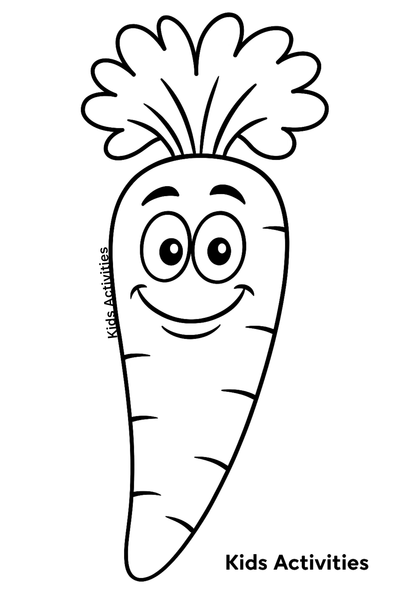 Fun Fruits & Vegetables Coloring Pages - Kids Activities