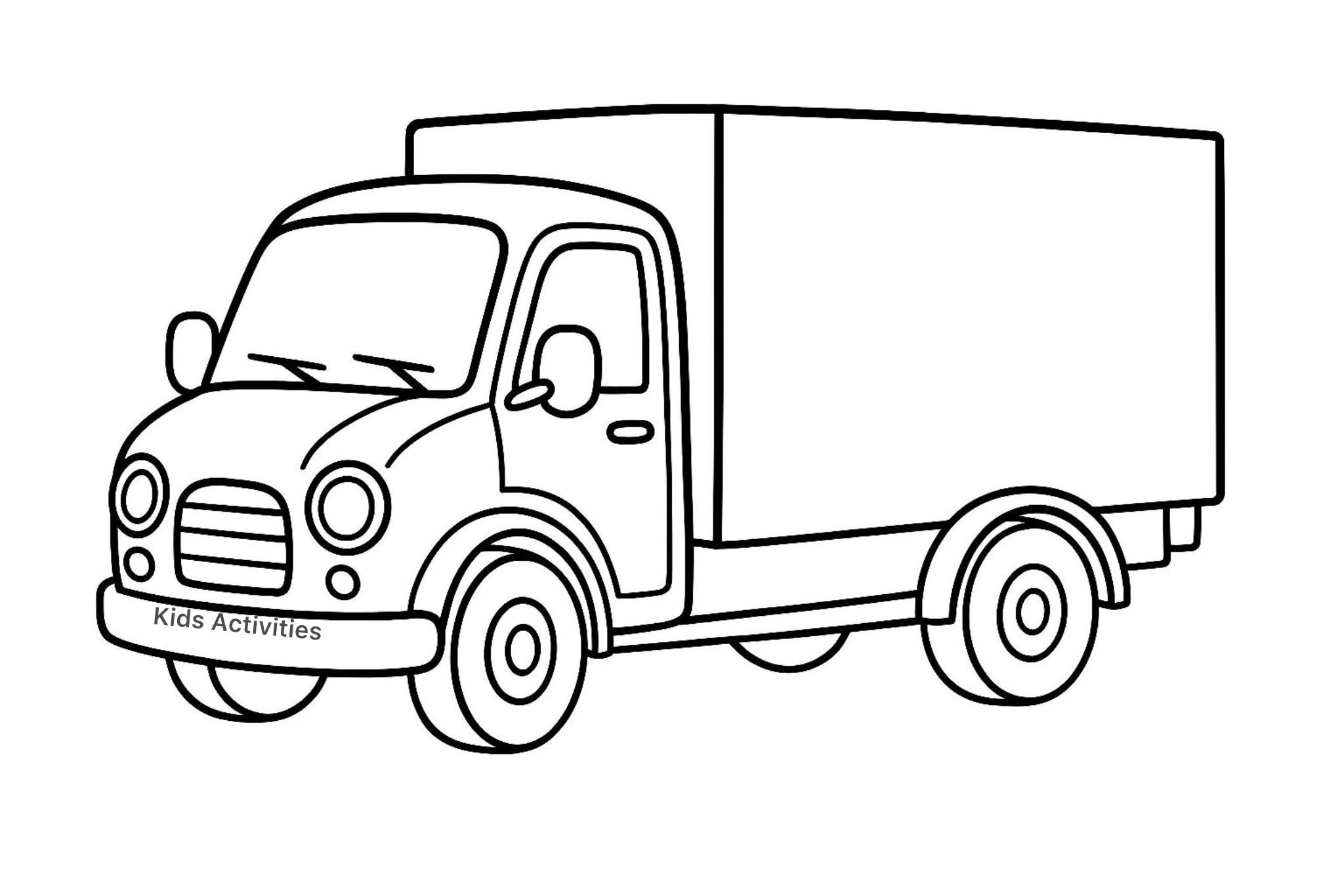 Vehicles Coloring Pages - Kids Activities