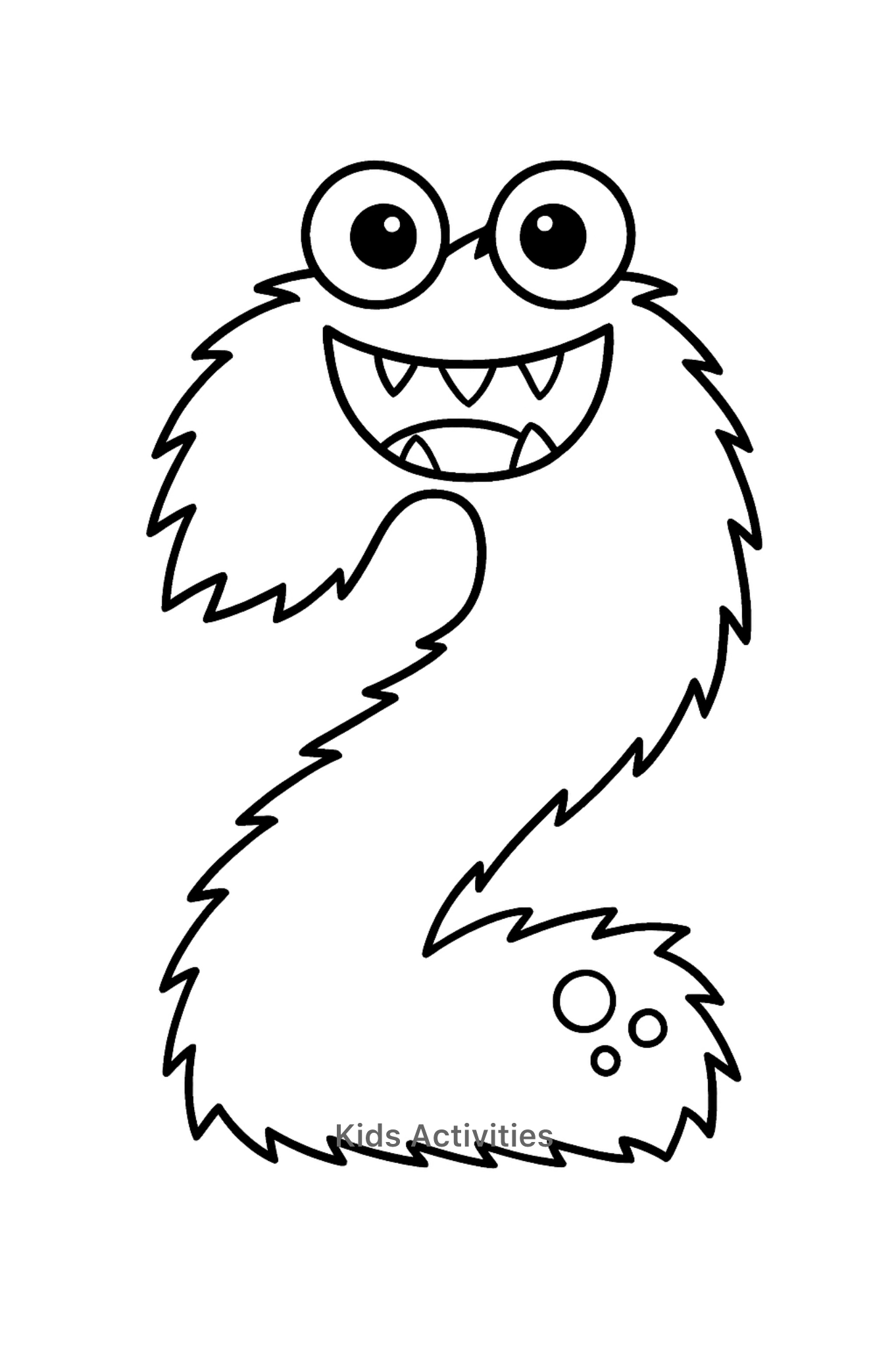 Monster Themed Number - Kids Activities