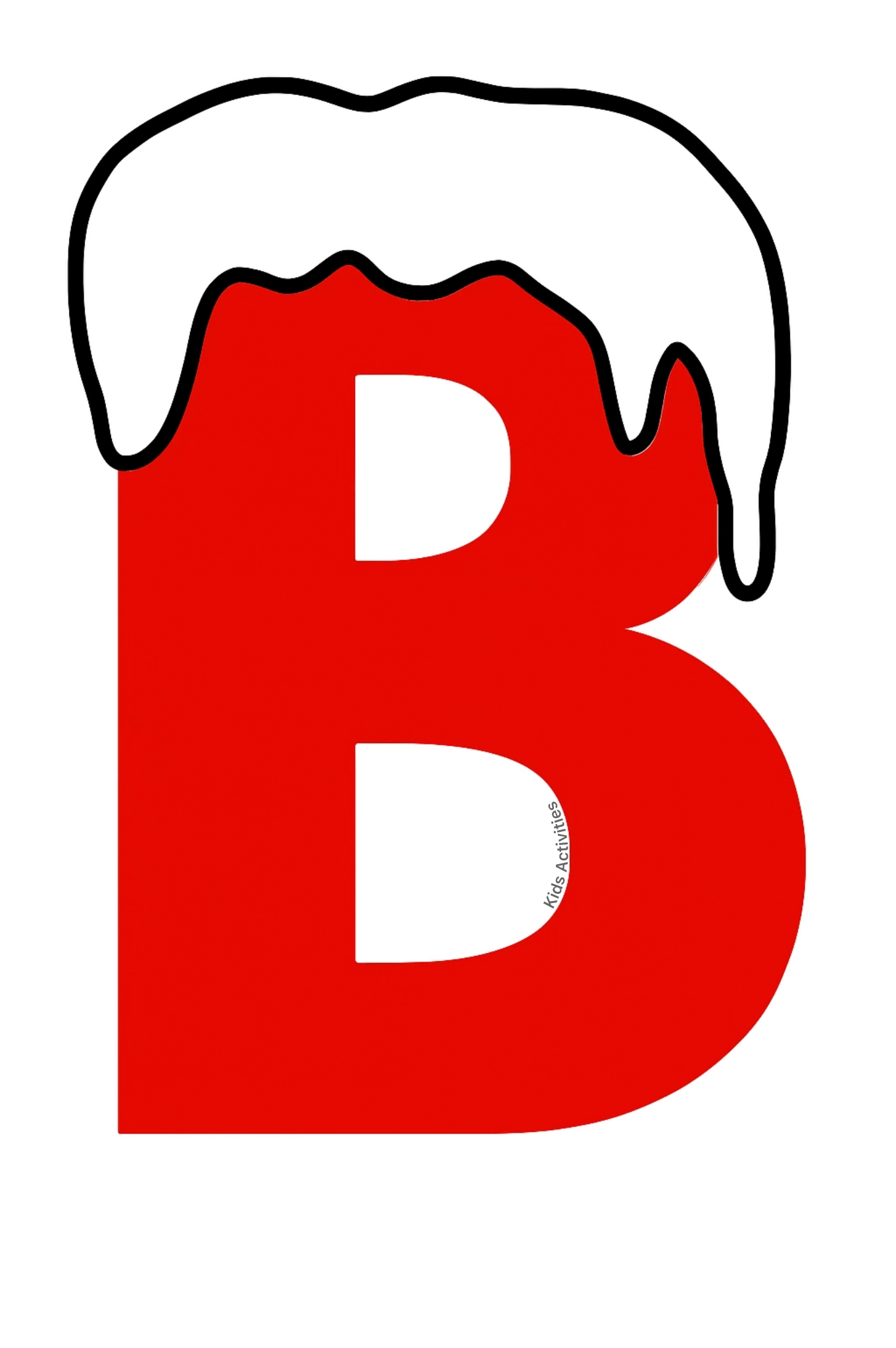 Learn Alphabet By Snow Capped Letters - Kids Activities