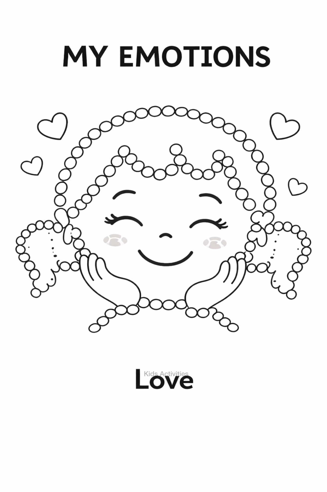 Emotions and Feeling Dot Painting Activities - Kids Activities