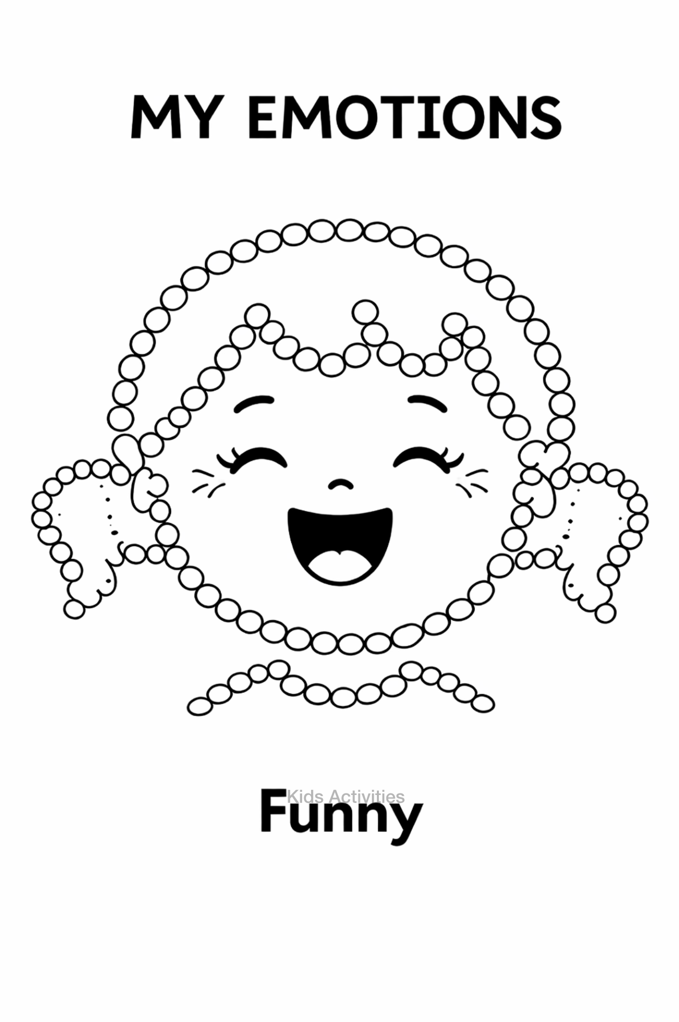 Emotions and Feeling Dot Painting Activities - Kids Activities