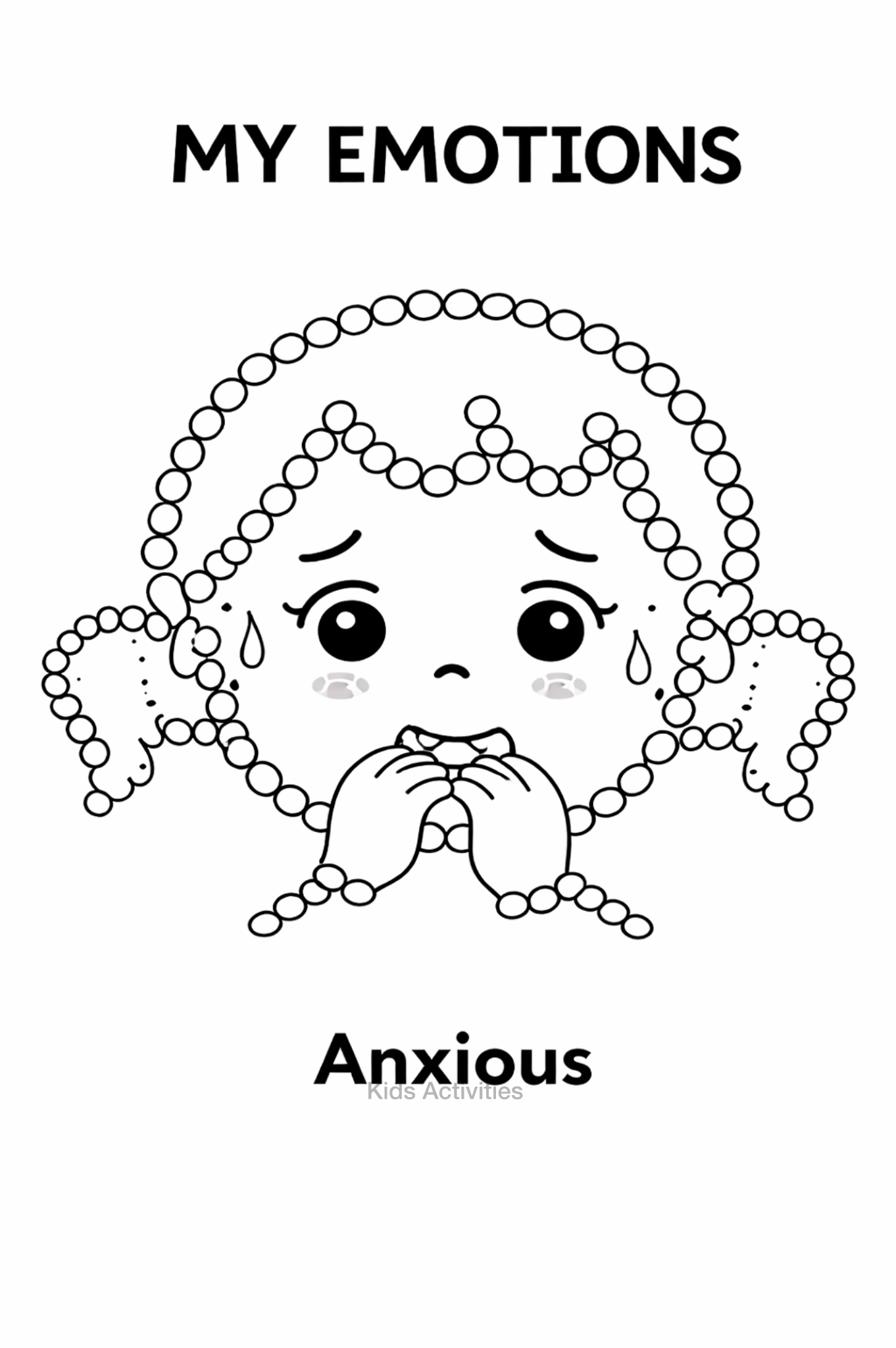 Emotions and Feeling Dot Painting Activities - Kids Activities