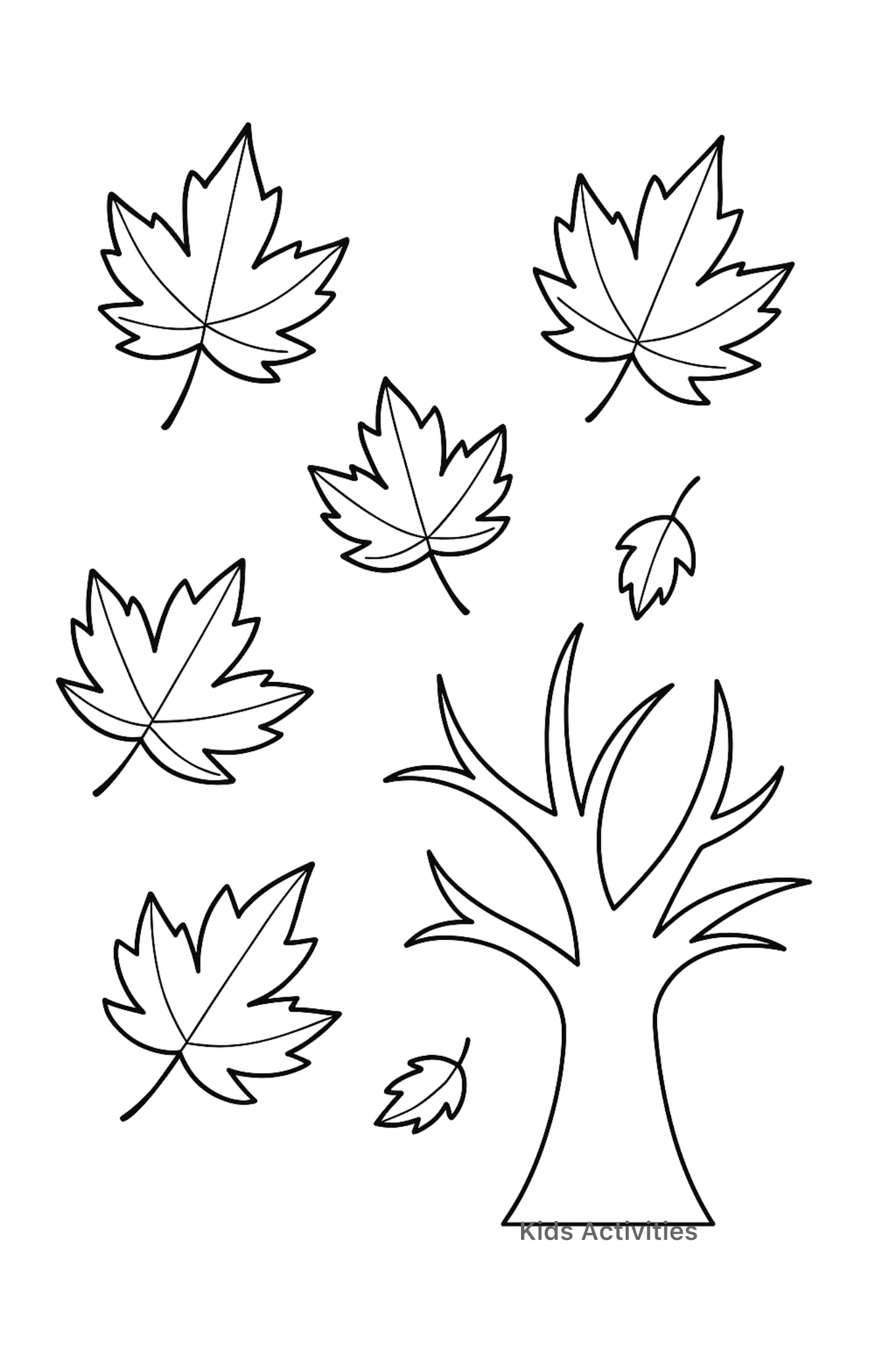 Fall Tree Activity Craft - Kids Activities