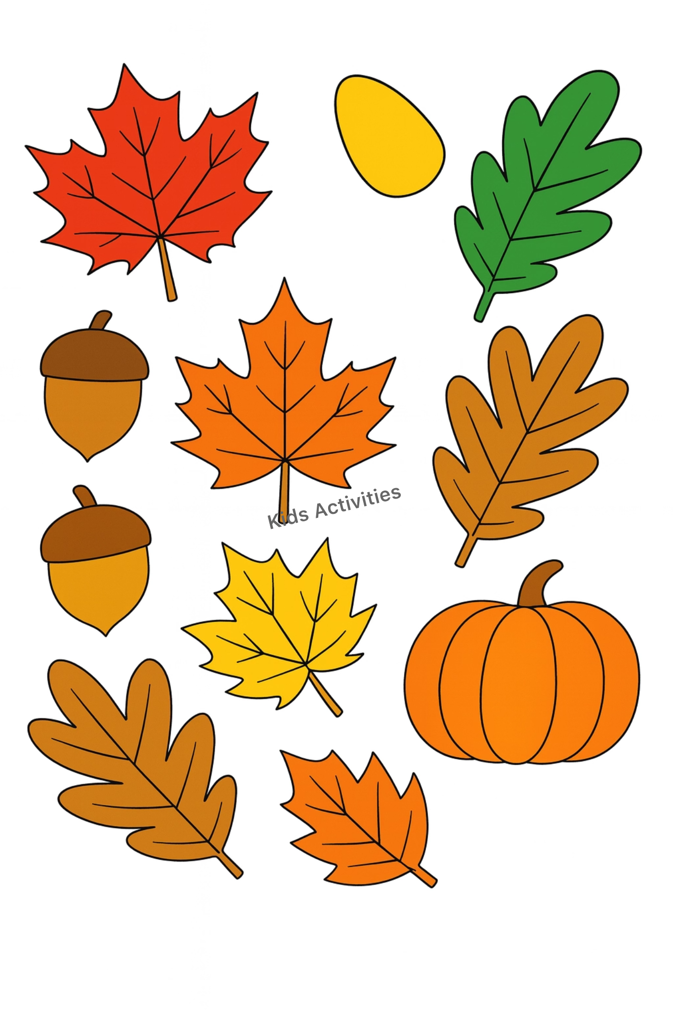 Fall Tree Activity Craft - Kids Activities