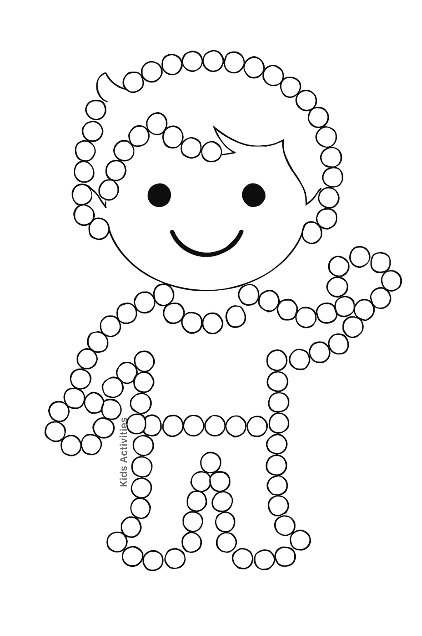 Q-tip Dot Painting - Kids Activities