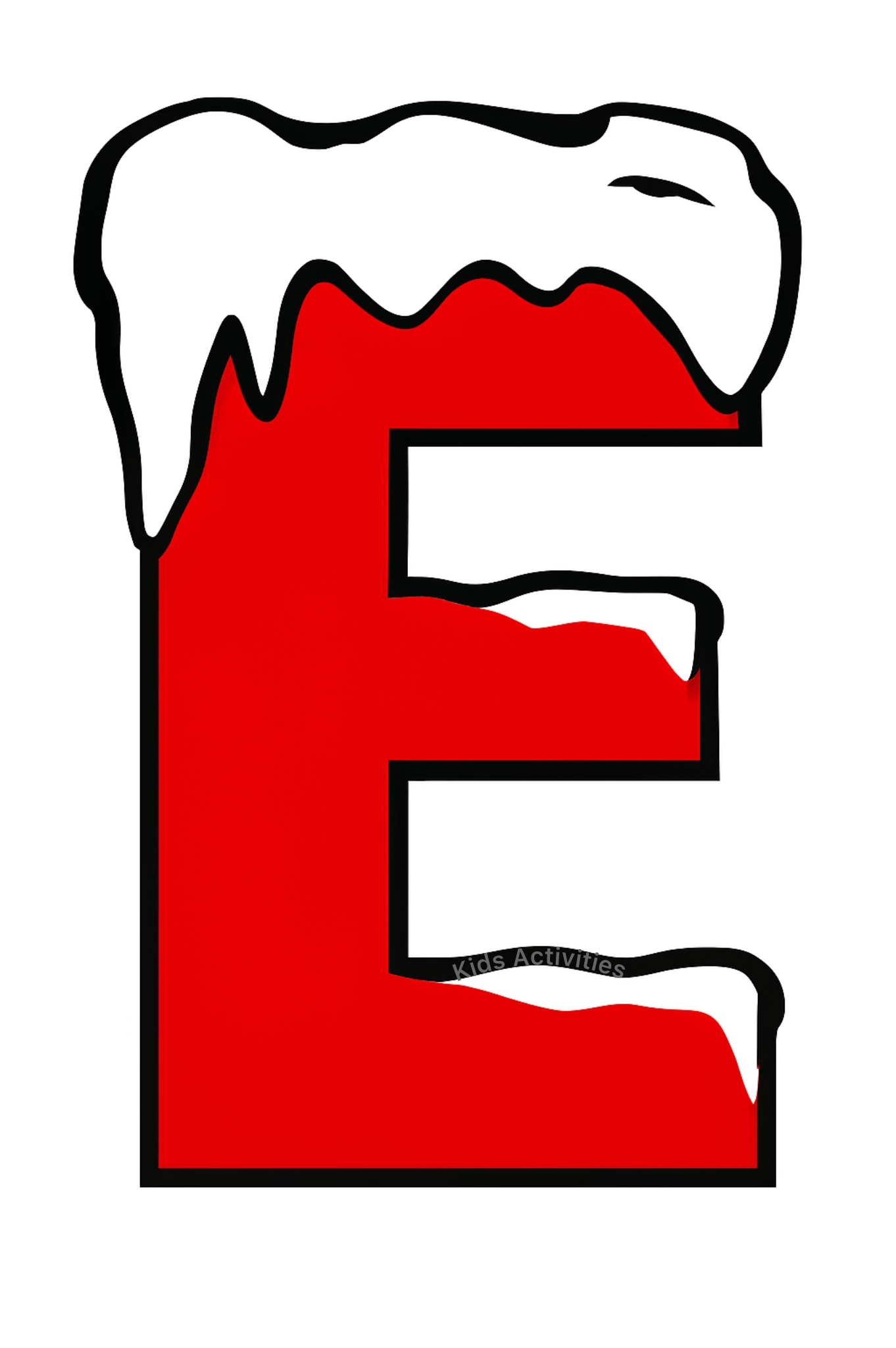 Learn Alphabet By Snow Capped Letters - Kids Activities