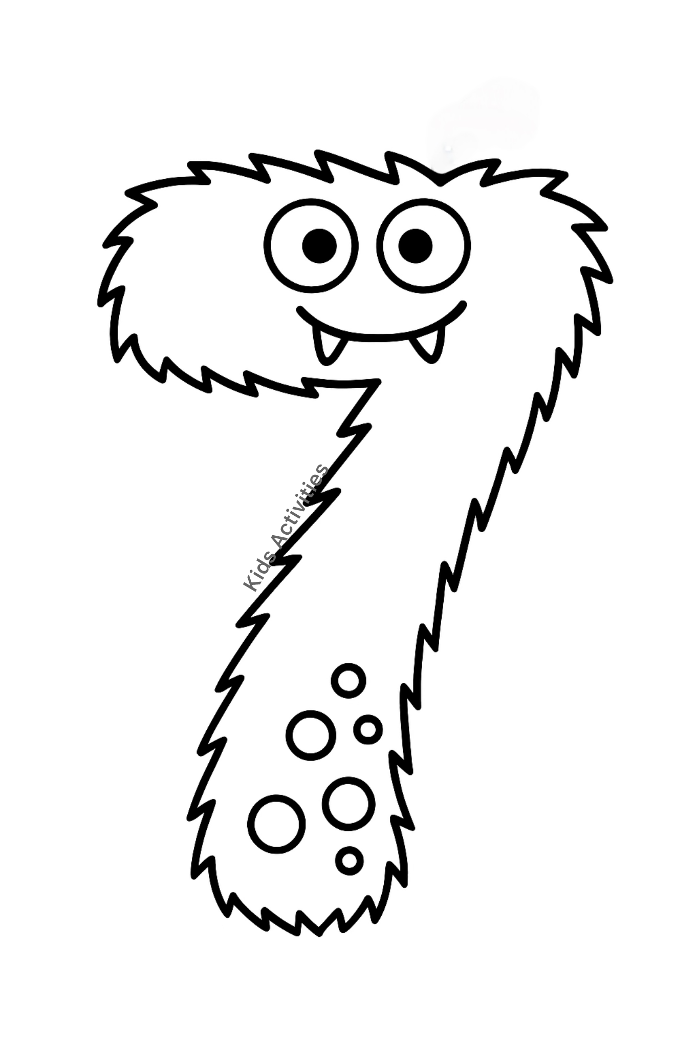 Monster Themed Number - Kids Activities